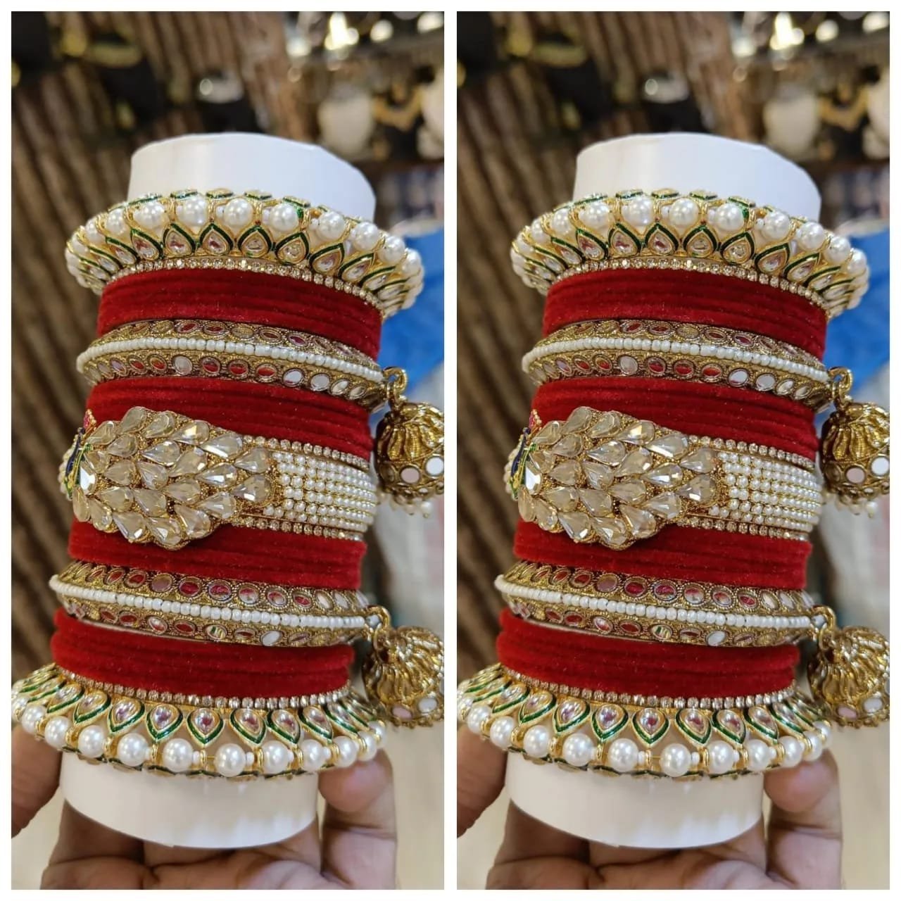 BEAUTIFUL PEACOCK CHOODA - Bangles King