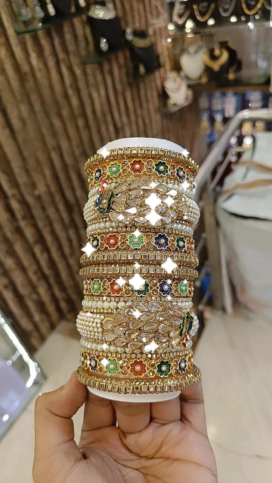 PEACOCK MULTI SET - Bangles King