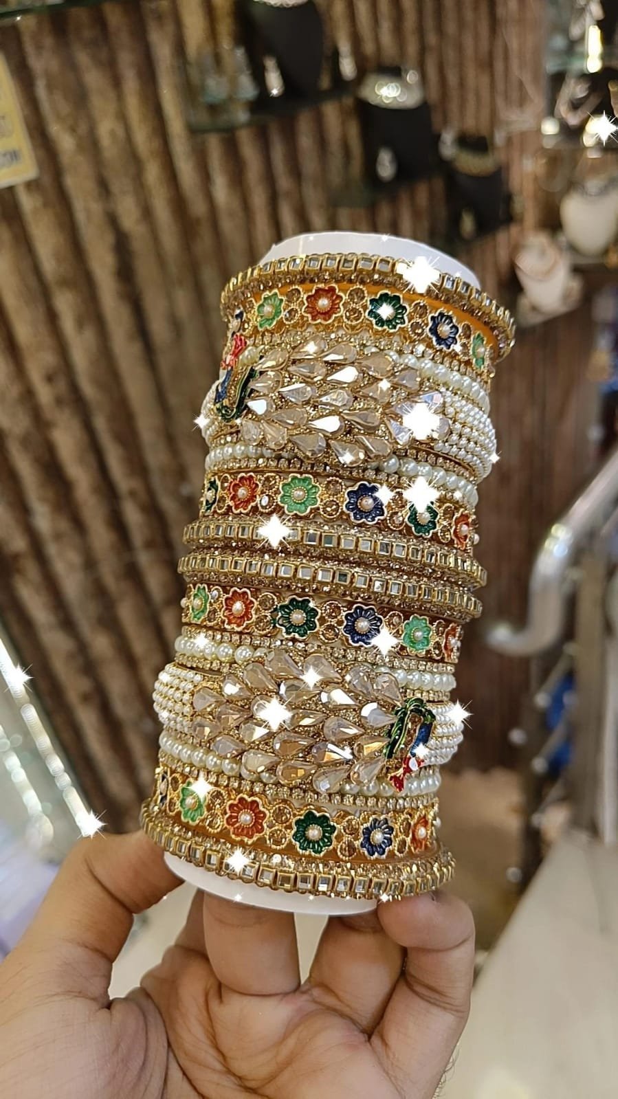 PEACOCK MULTI SET - Bangles King