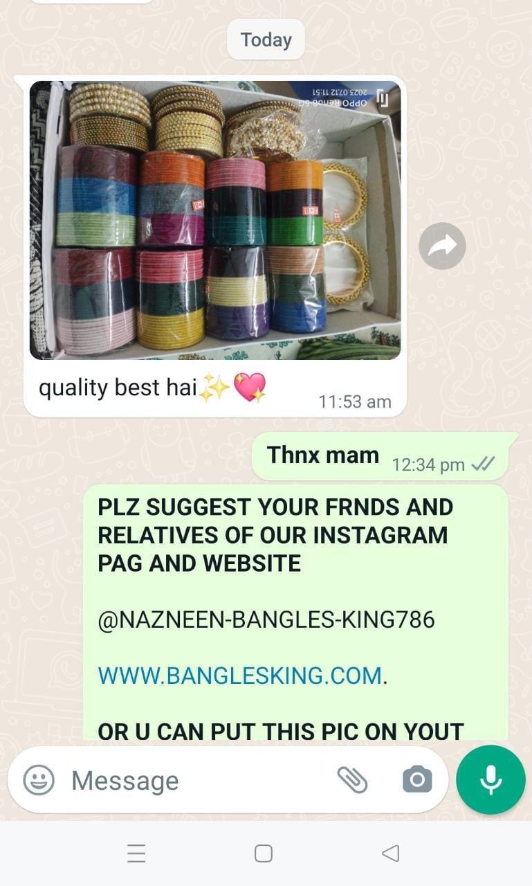 VELVET METAL COMBO BOX - Bangles King