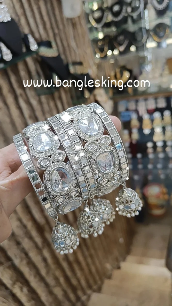 SILVER JHUMAR SET - Bangles King
