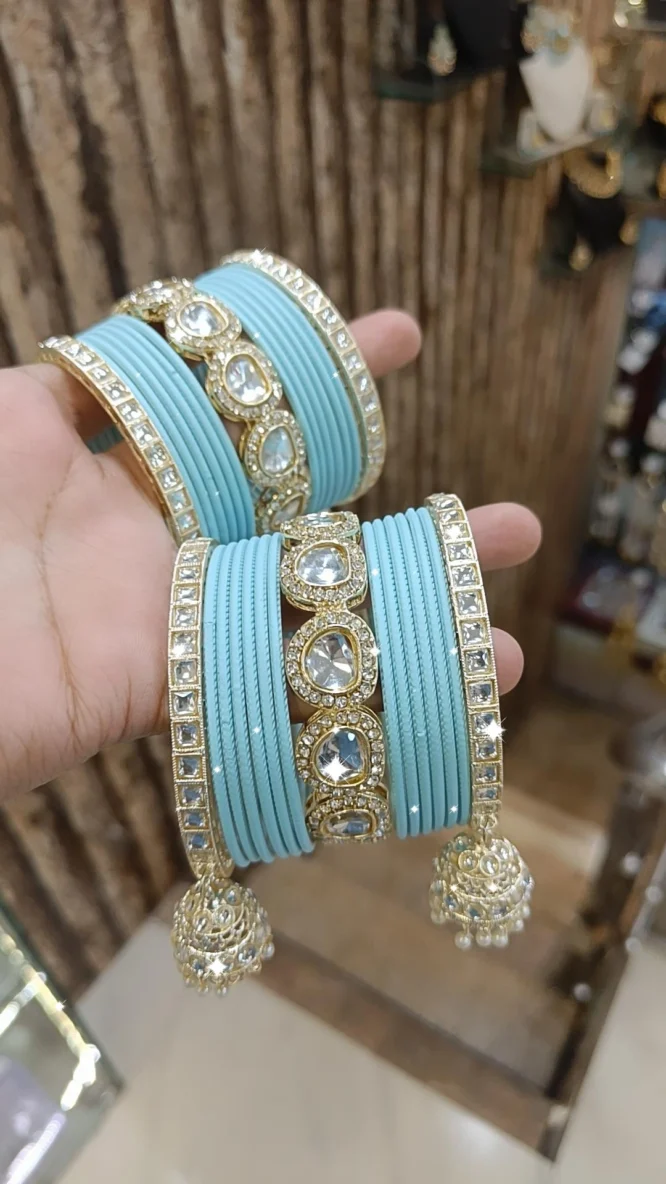 CHAMKILI BANGLES SET - Bangles King