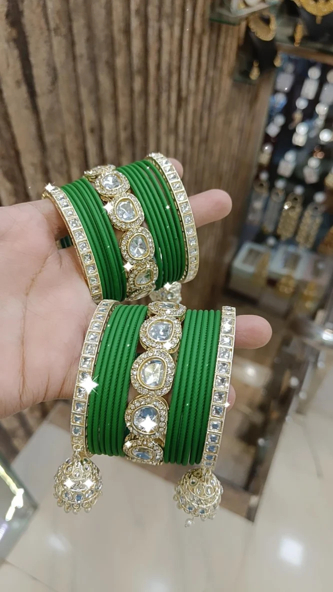 CHAMKILI BANGLES SET - Bangles King