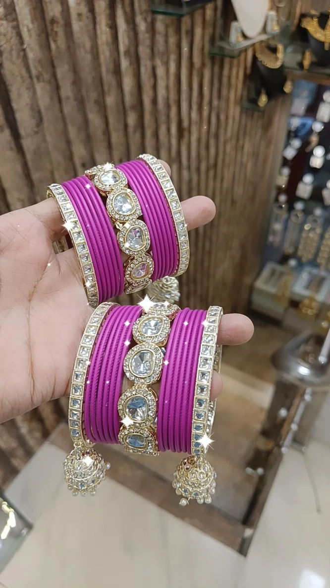CHAMKILI BANGLES SET - Bangles King