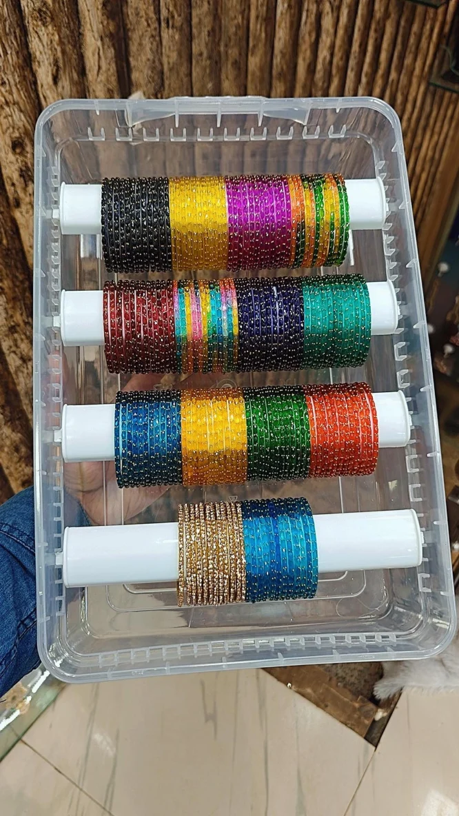 14 Colours Gold Drop Bangles* - Bangles King