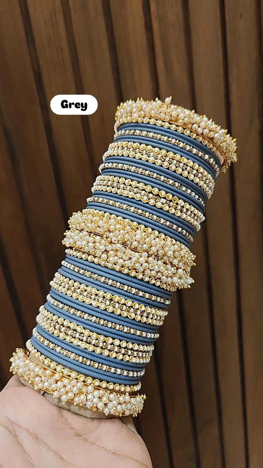 🌟 LARIYA MOTI STONE SET - Bangles King