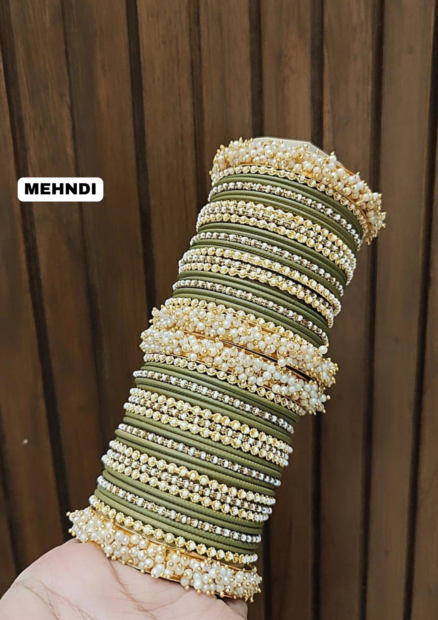 🌟 LARIYA MOTI STONE SET - Bangles King