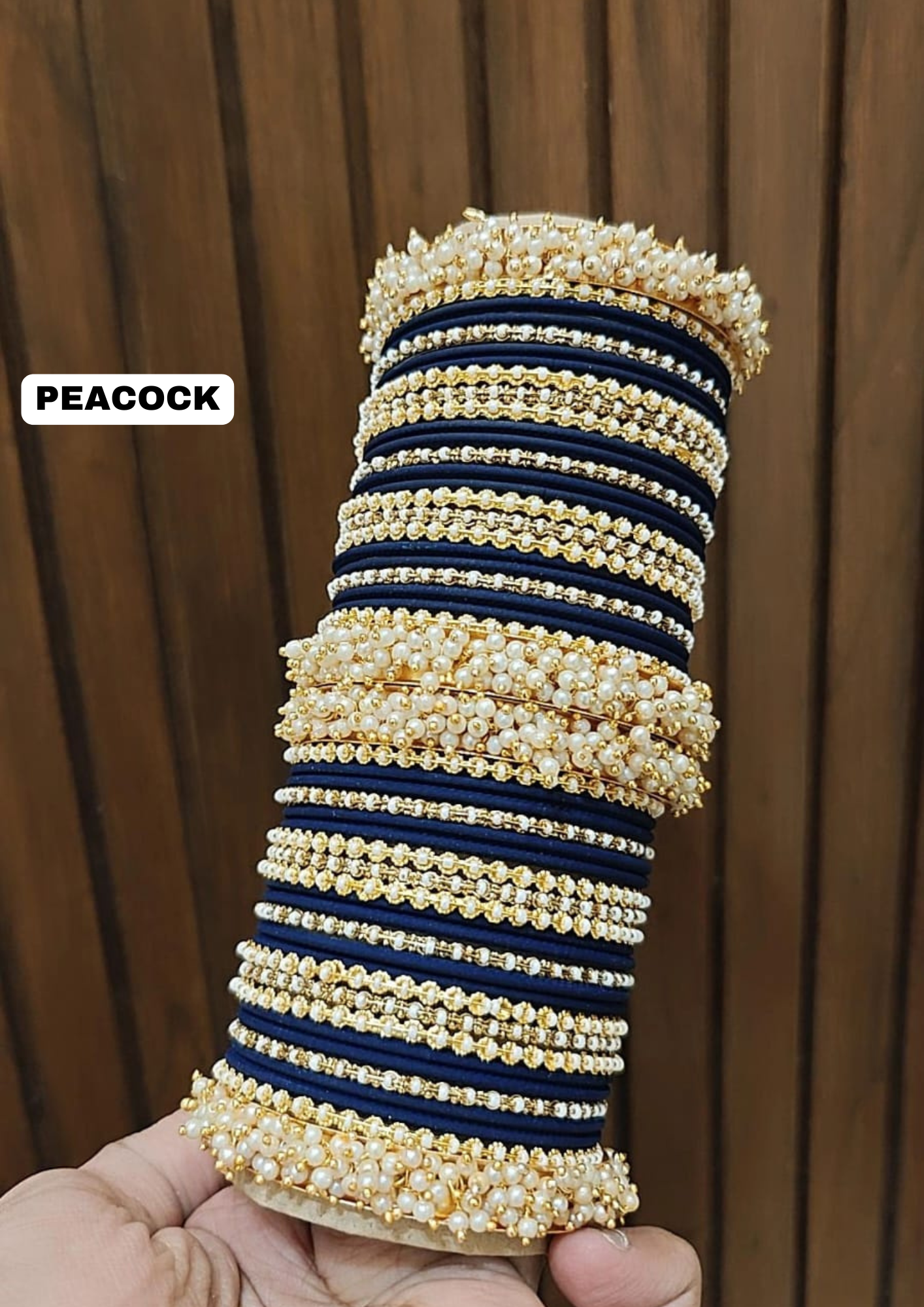 🌟 LARIYA MOTI STONE SET - Bangles King