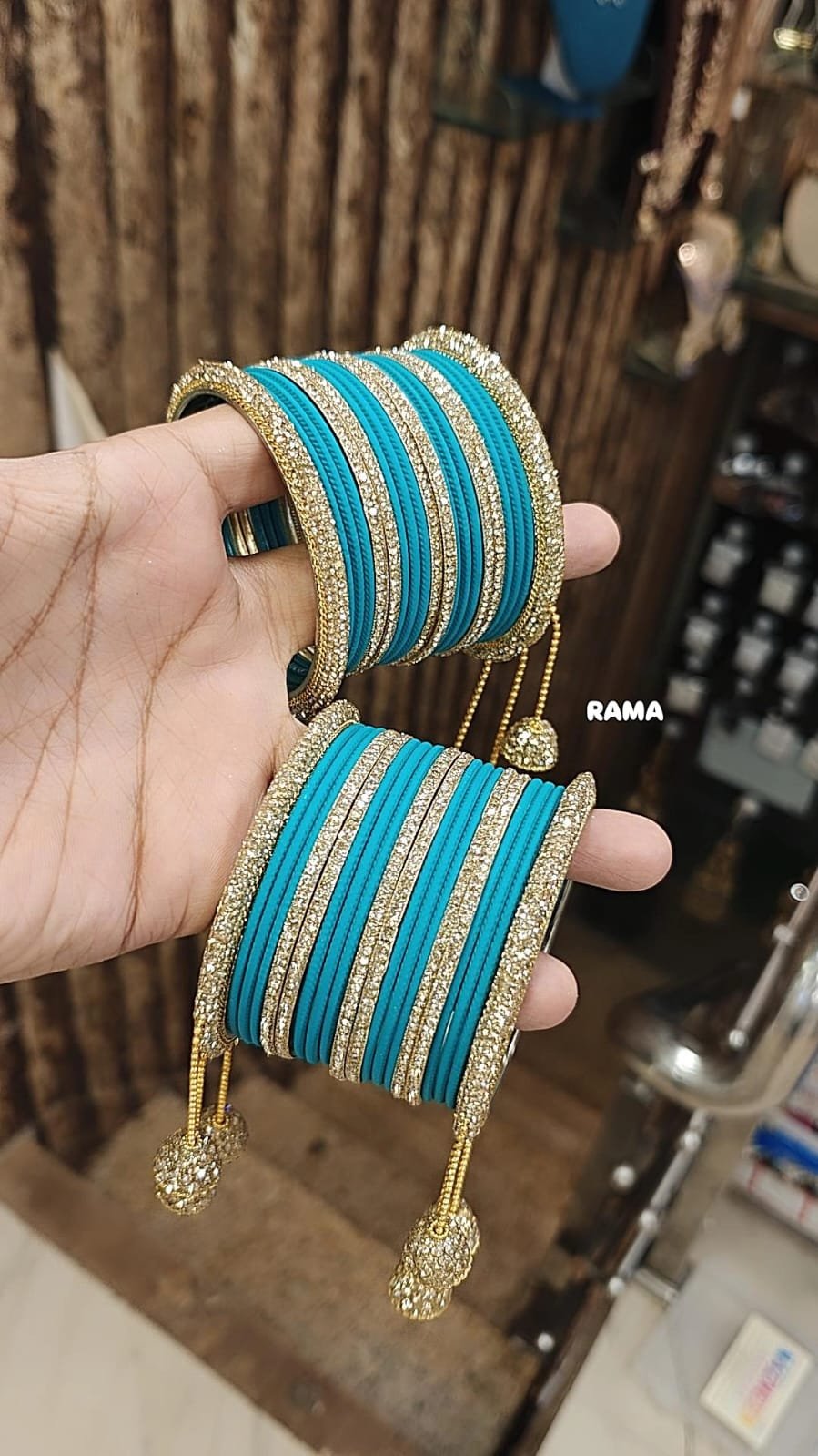 KOLKATA STONE BANGLES SET - Bangles King