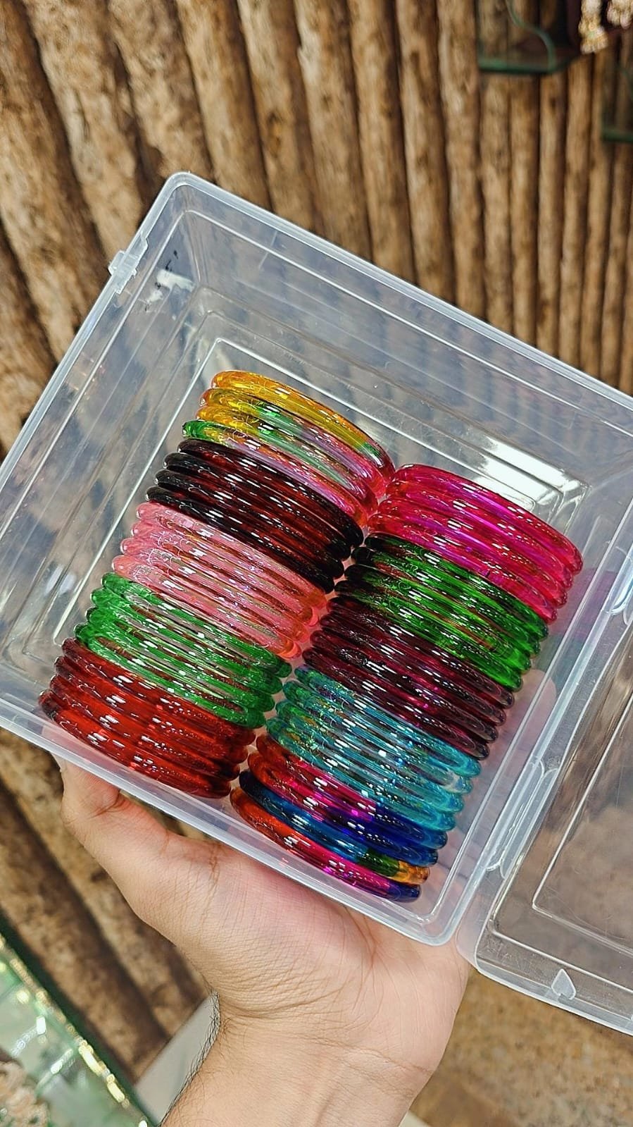 6 MM GLOSSY GLASS BANGLES - Bangles King