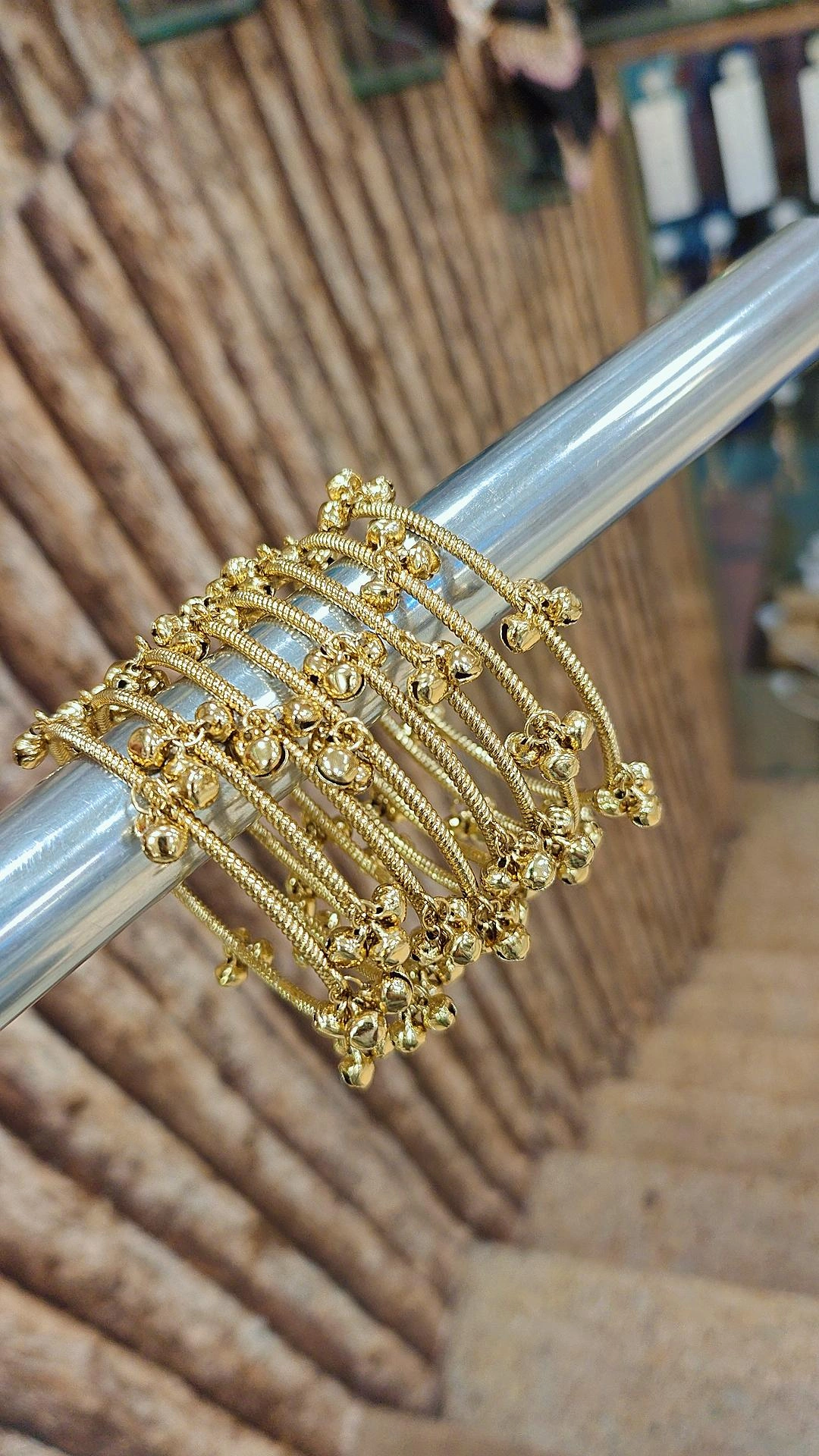 COPPER KASHMIRI GHUNGRU BANGLES - Bangles King